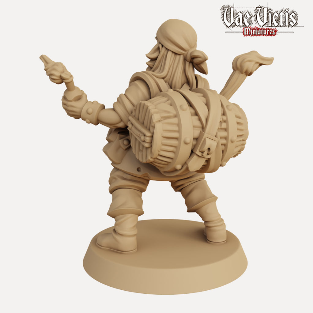 Pyro Pete, the Demolition Expert - 3D Printed Miniature — Empire of Minis