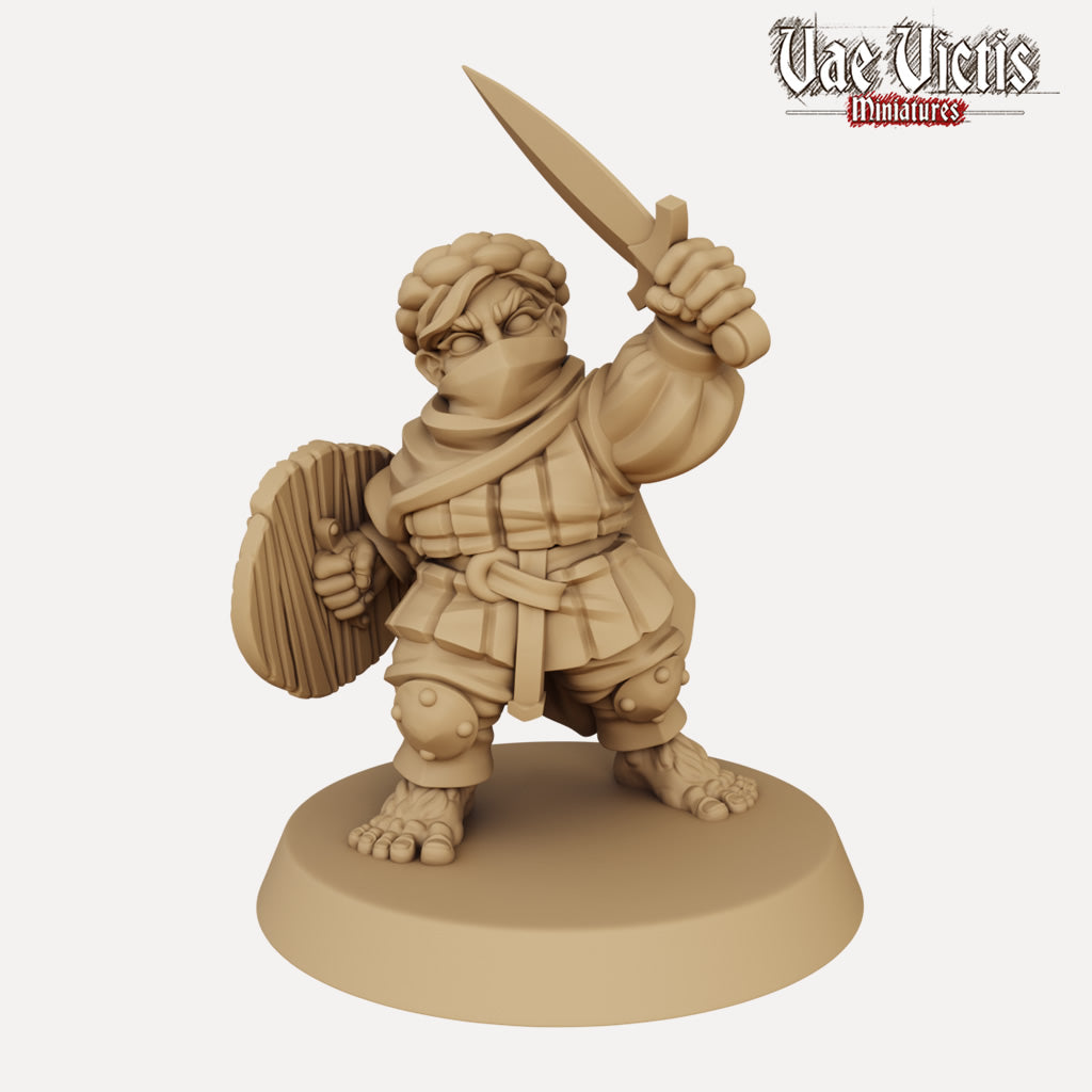Tara the Halfling Knight - 3D Printed Miniature — Empire of Minis
