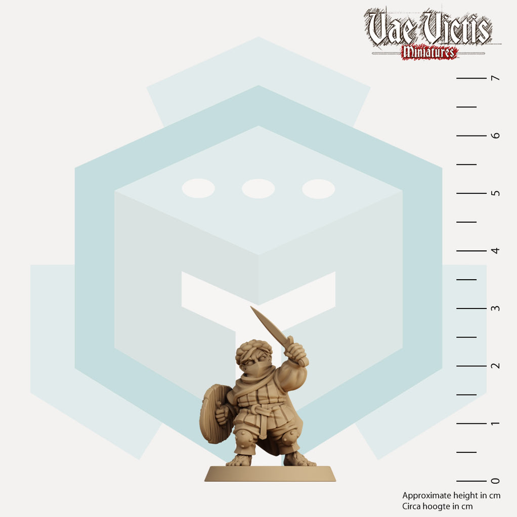 Tara the Halfling Knight - 3D Printed Miniature — Empire of Minis