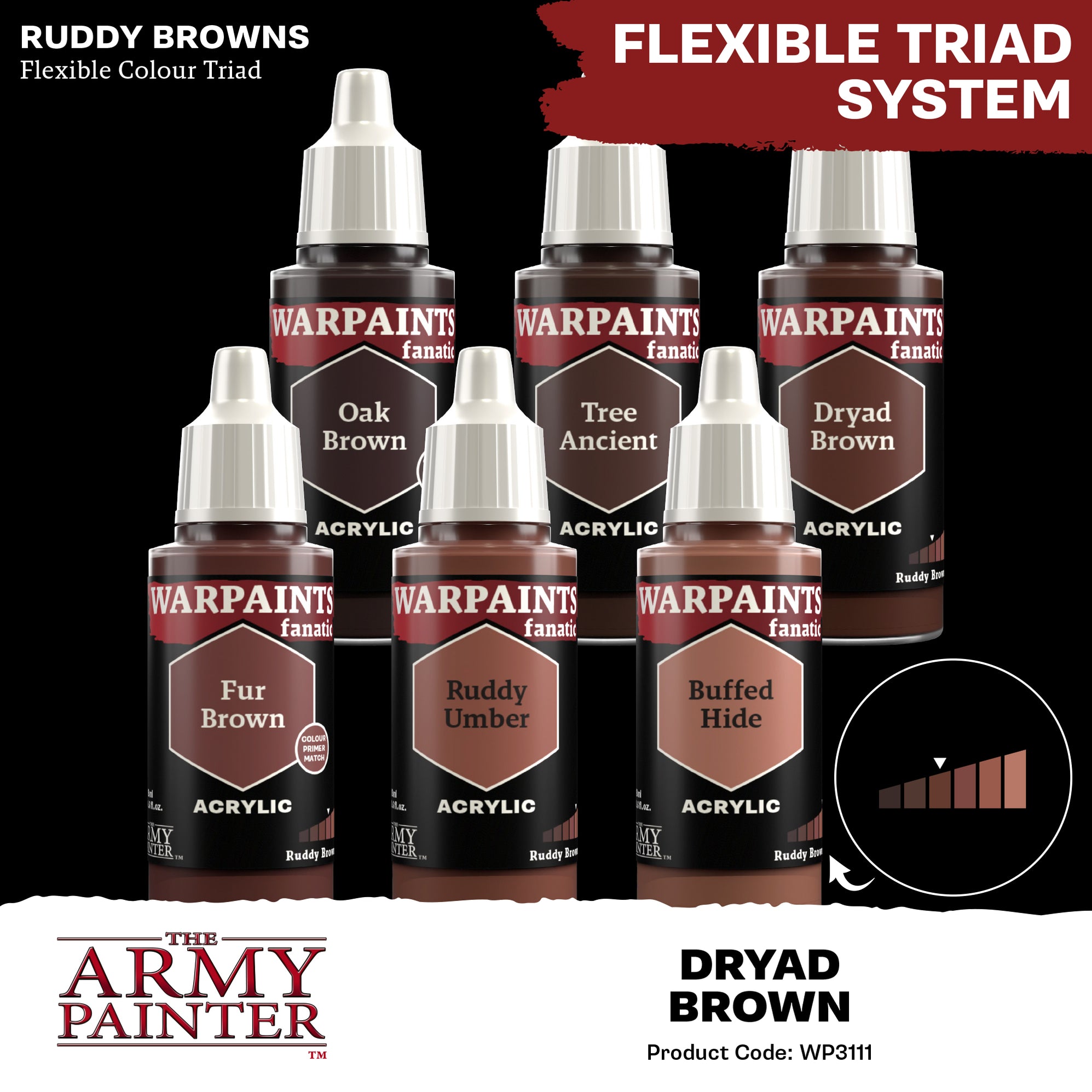 The Army Painter Warpaints Fanatic: Dryad Brown - WP3111 — Empire of Minis