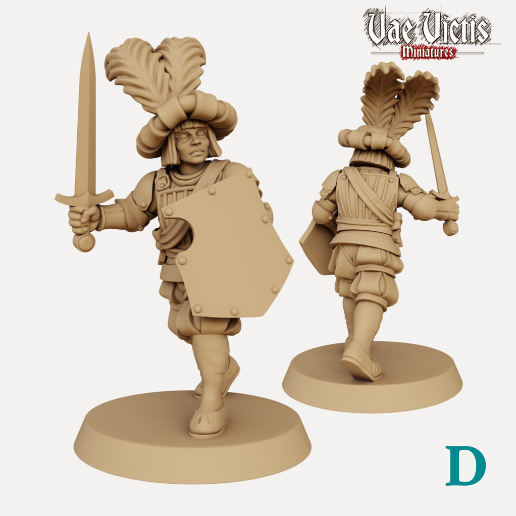 Female Elite Mercenaries - 3D Printed Miniatures — Empire of Minis