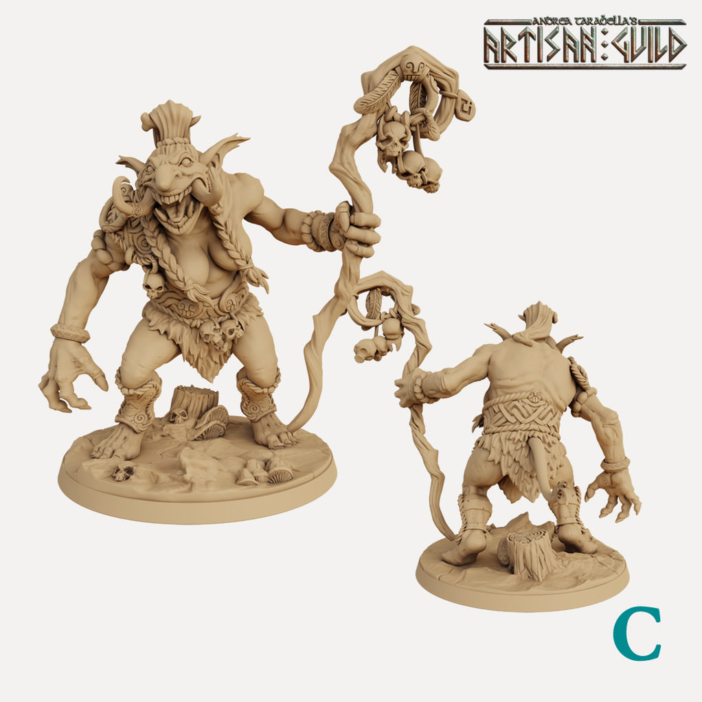 Svartwood Troll Hags - 3D Printed Miniatures — Empire of Minis