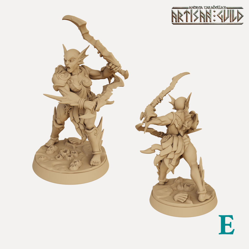 Triton Raiders (Bald) - 3D Printed Miniatures — Empire of Minis