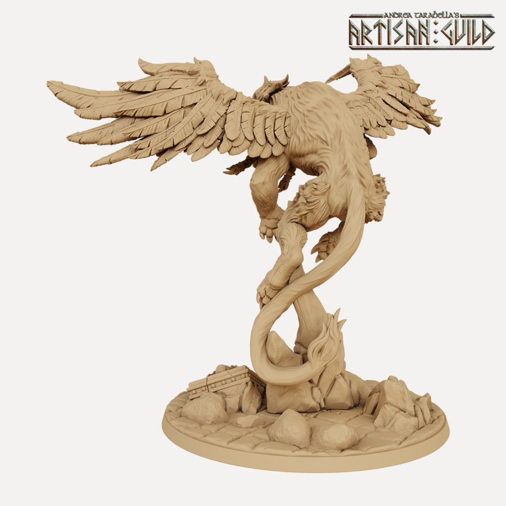 Proudmane Winged Lion (Pteroleon) - 3D Printed Miniature — Empire of Minis