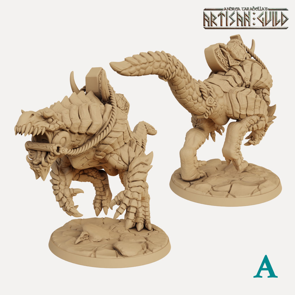 Brute Wyvern Mounts - 3D Printed Miniatures — Empire of Minis
