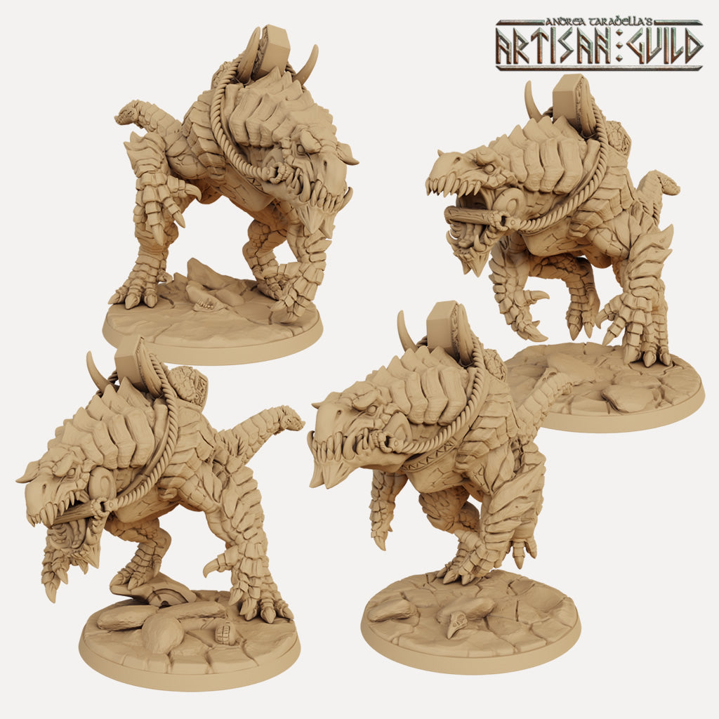 Brute Wyvern Mounts - 3D Printed Miniatures — Empire of Minis