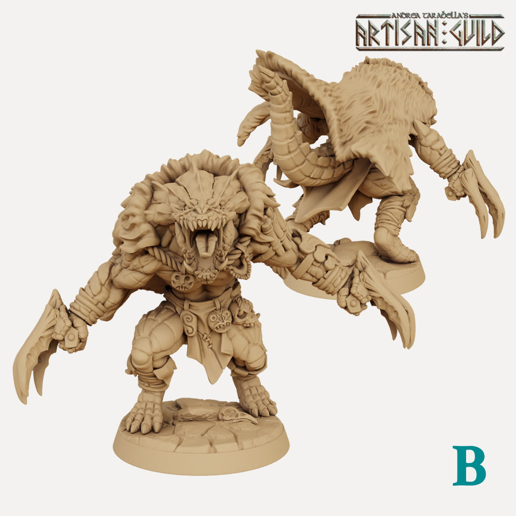 Frostheart Lizardmen (Cloak) - 3D Printed Miniatures — Empire of Minis