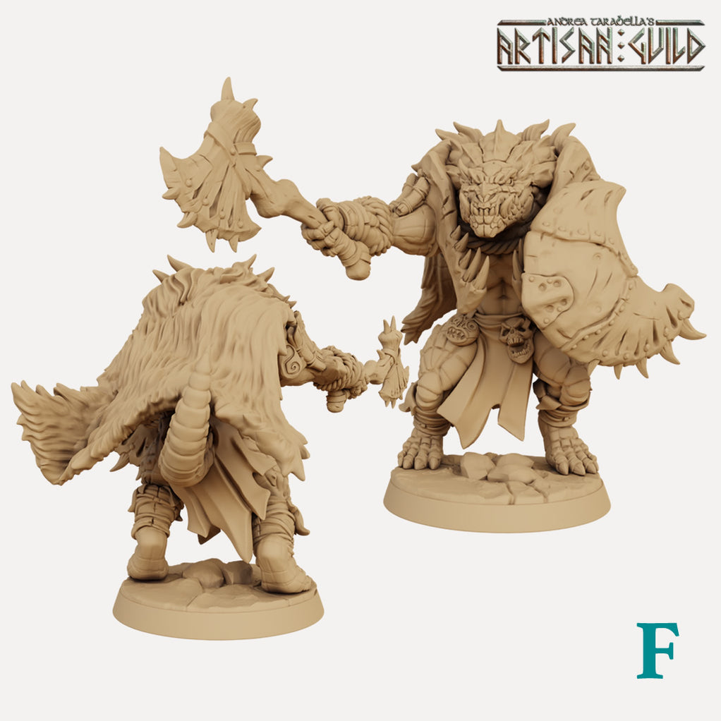 Frostheart Lizardmen (Cloak) - 3D Printed Miniatures — Empire of Minis