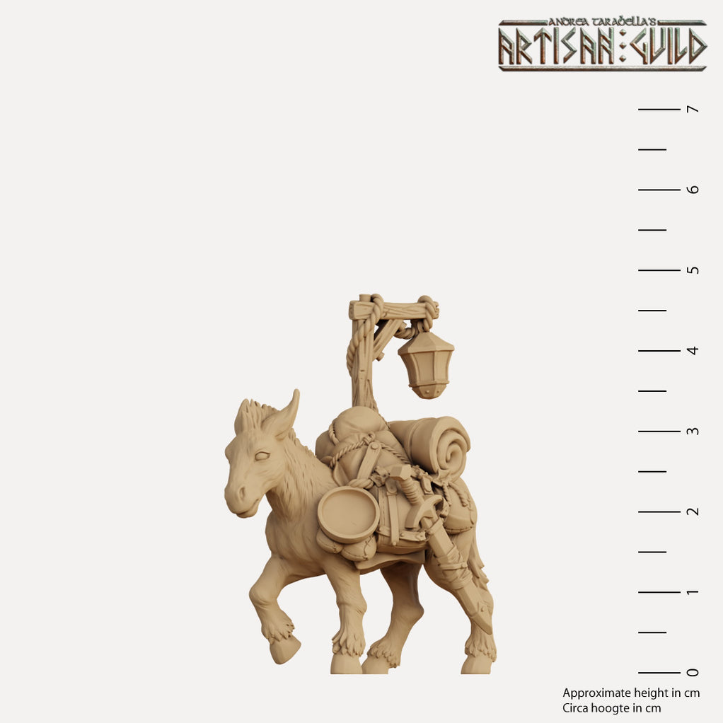 Pack Mule - 3D Printed Miniature — Empire of Minis