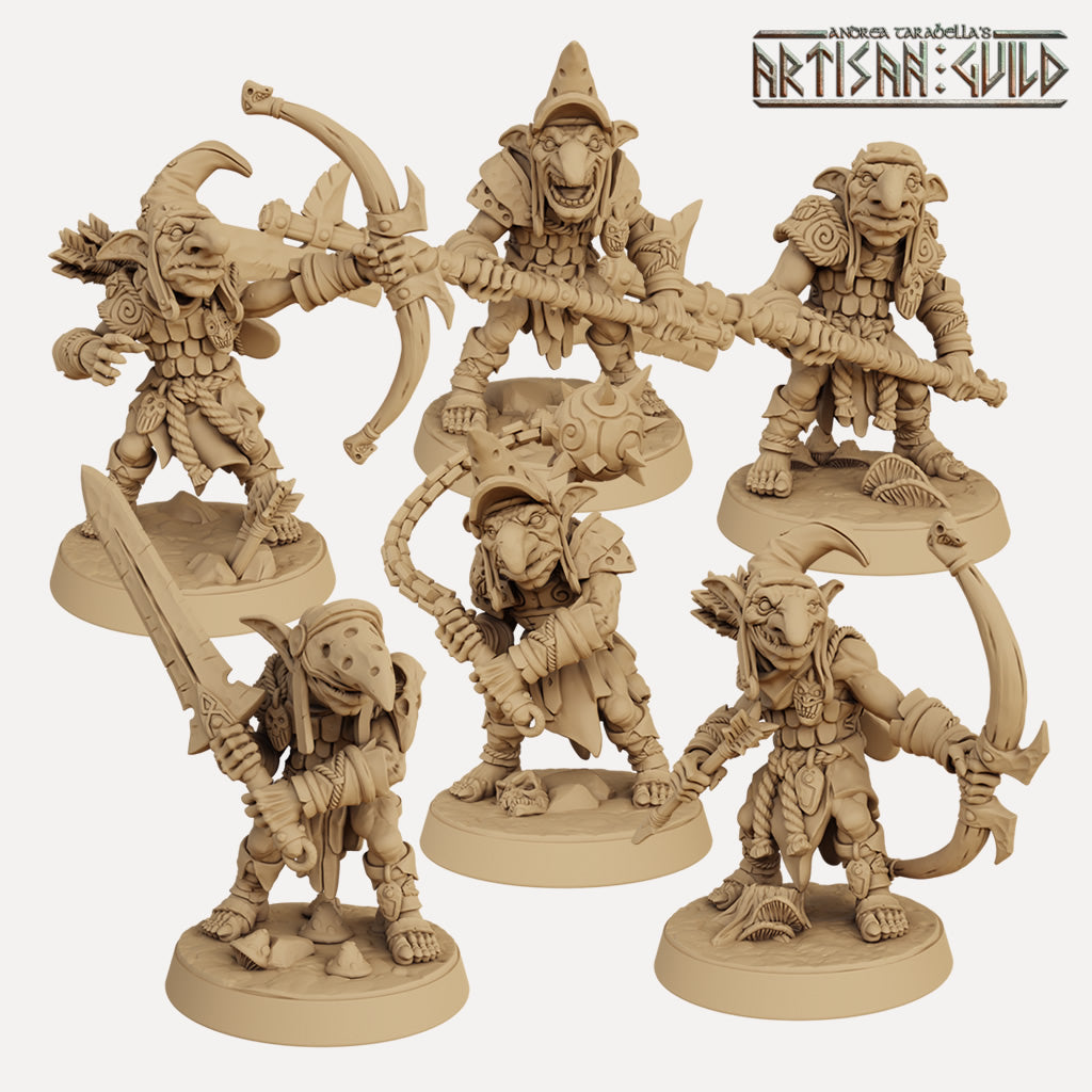 Faldorn Goblins (Hat) - 3D Printed Miniatures — Empire of Minis
