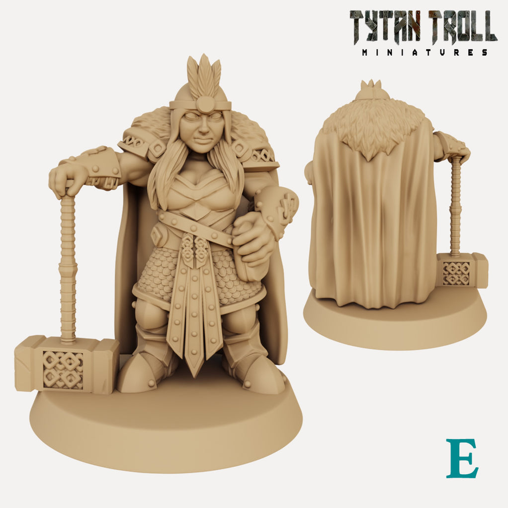 Female Dwarves - 3D Printed Miniatures — Empire of Minis