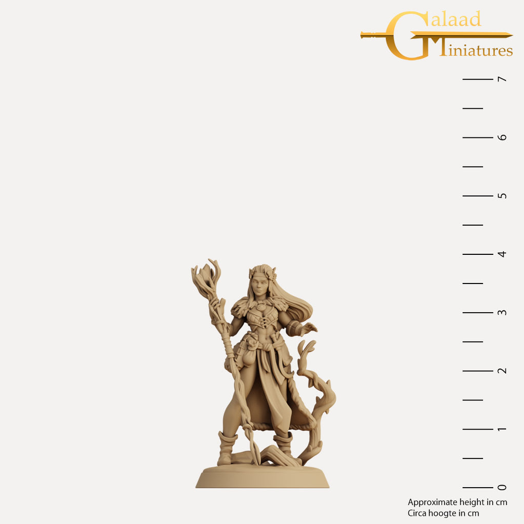 Triss, the Druid - 3D Printed Miniature — Empire of Minis