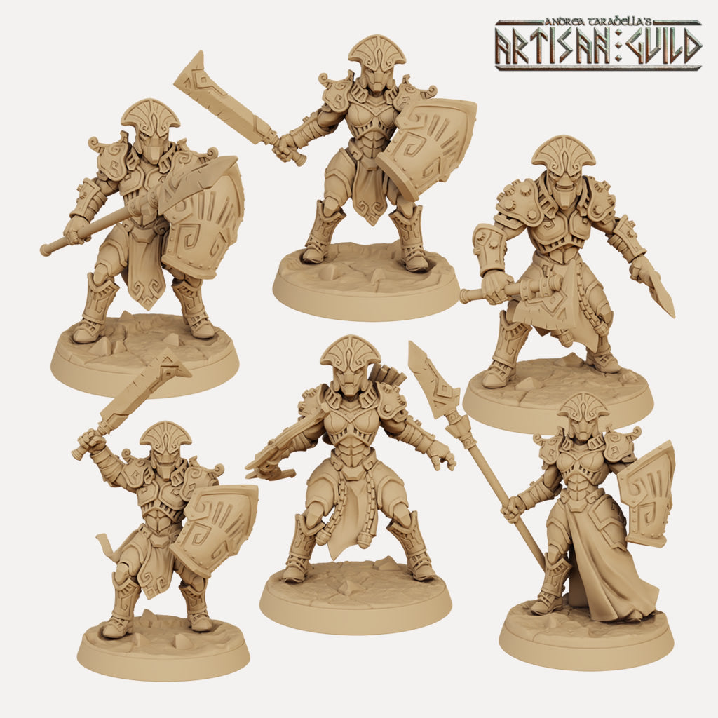 Golem Simulacrum Troops (Helmet) - 3D Printed Miniatures — Empire of Minis