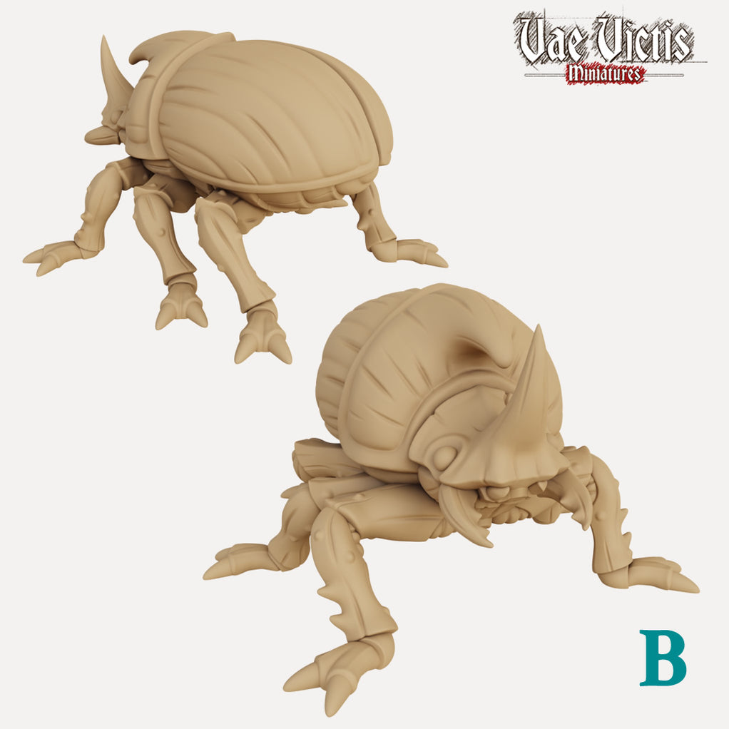 Giant Scarabs - 3D Printed Miniatures — Empire of Minis
