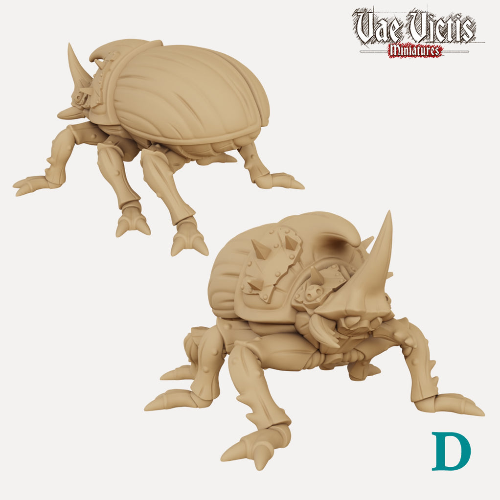 Giant Scarabs - 3D Printed Miniatures — Empire of Minis