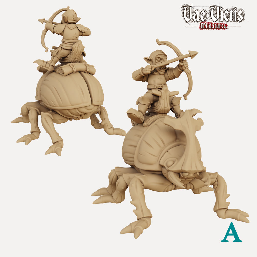 Giant Scarab Riders - 3D Printed Miniatures — Empire of Minis