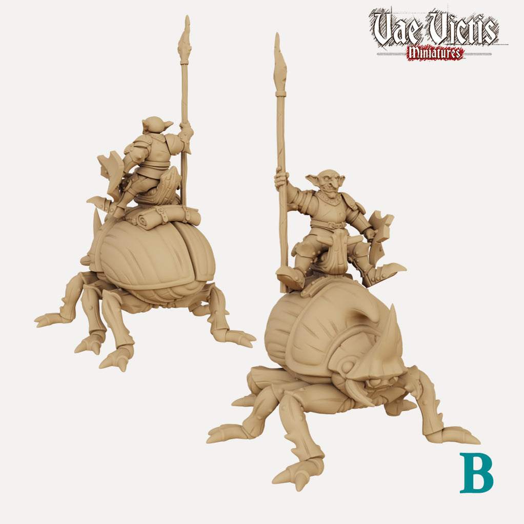 Giant Scarab Riders - 3D Printed Miniatures — Empire of Minis