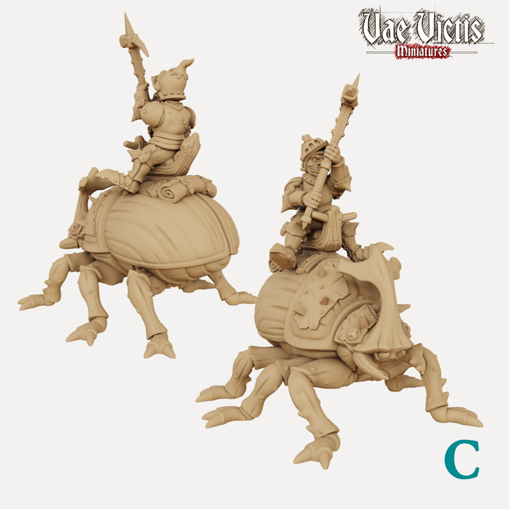 Giant Scarab Riders - 3D Printed Miniatures — Empire of Minis