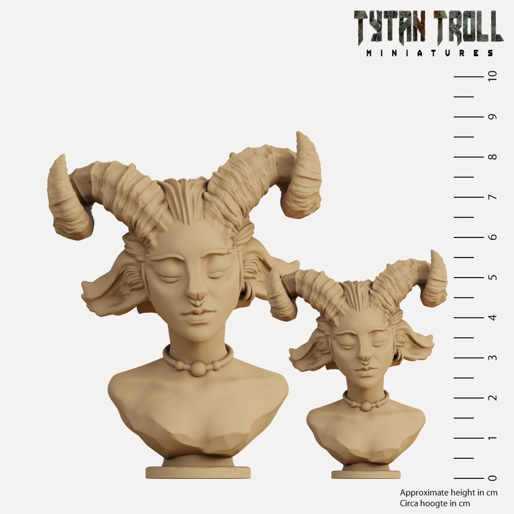 Syfia the Faun - 3D Printed Bust — Empire of Minis