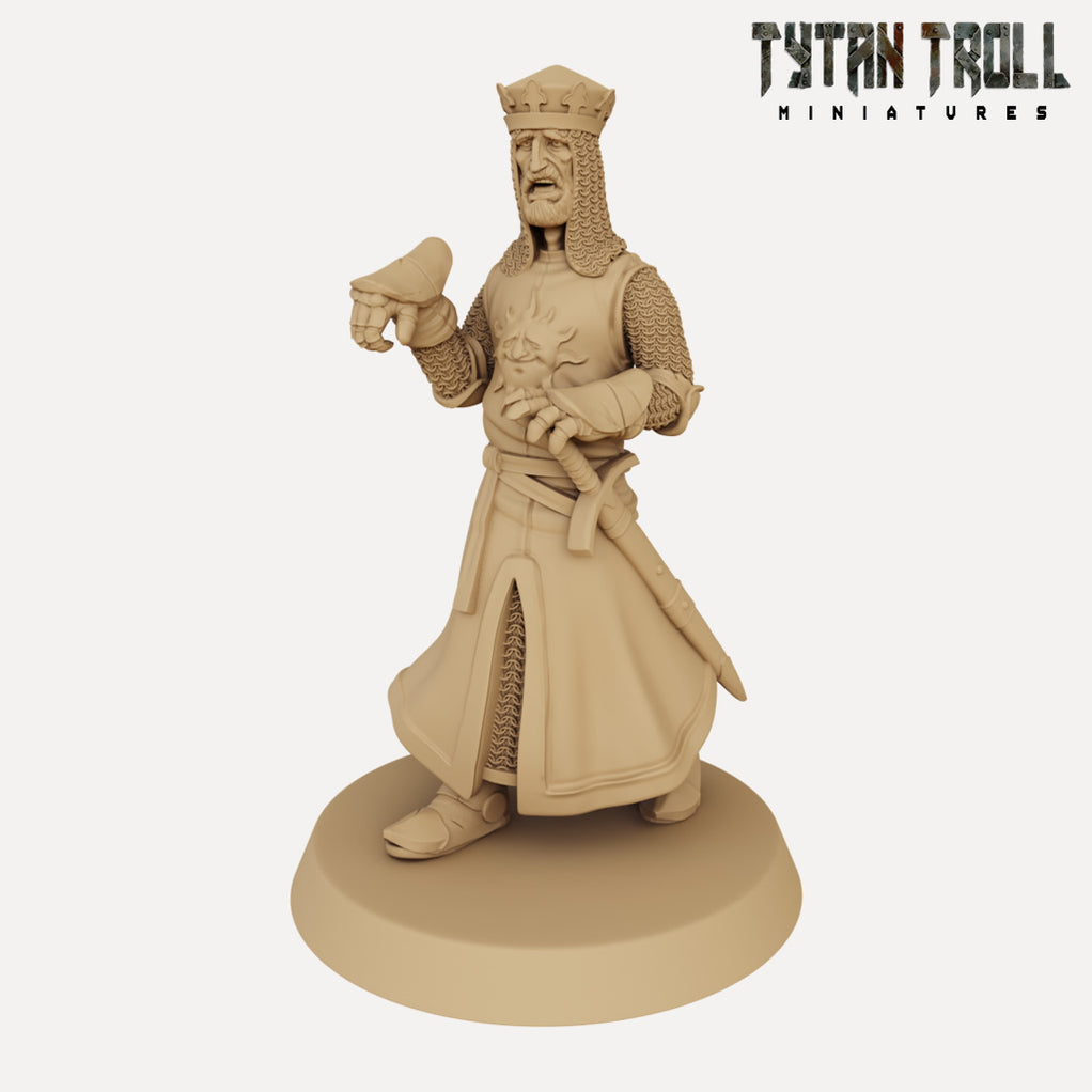 King Arthur (Monty Python) - 3D Printed Miniature — Empire of Minis