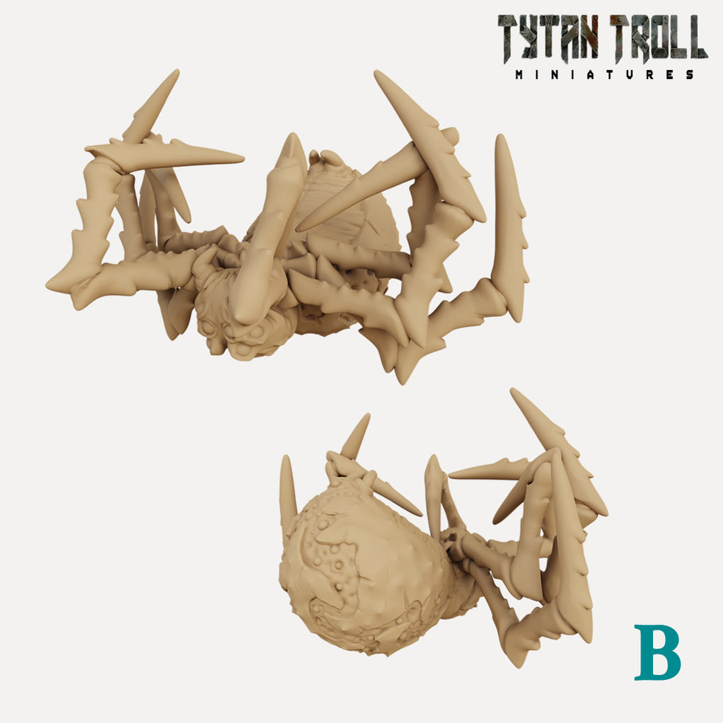 Giant Spiders (Dead) - 3D Printed Miniatures — Empire of Minis