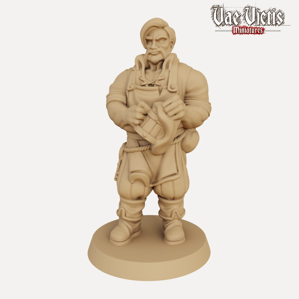 Ferd the Barkeeper - 3D Printed Miniature — Empire of Minis