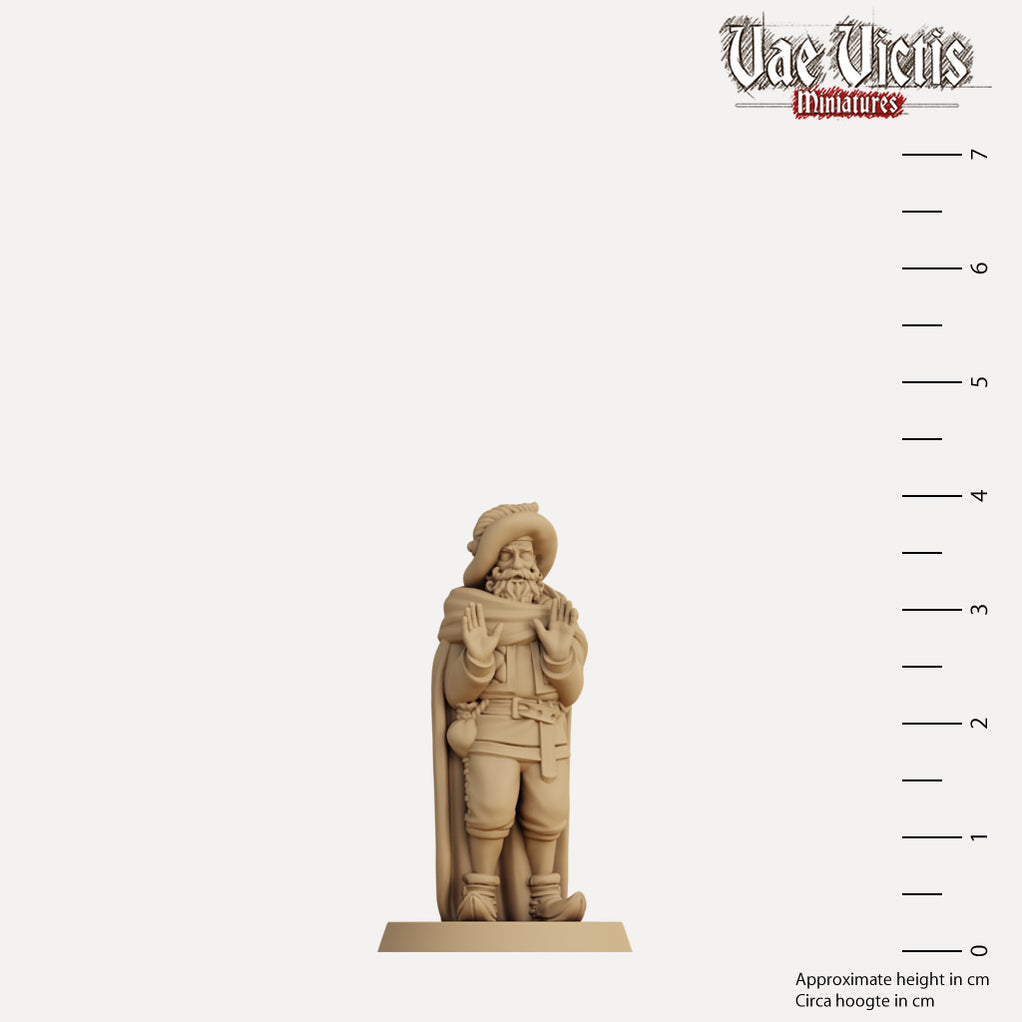 Tally the Scared Merchant - 3D Printed Miniature — Empire of Minis