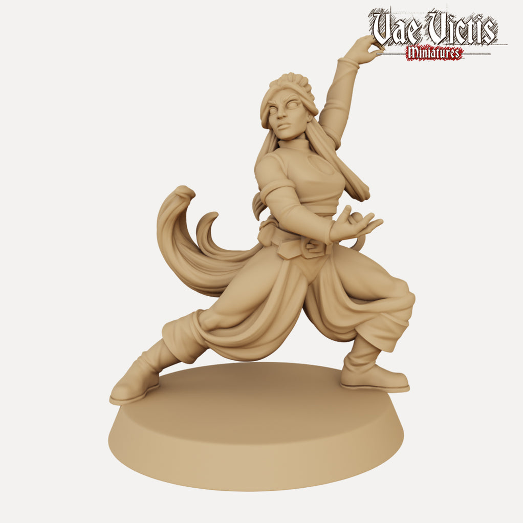 Sisika the Elementalist - 3D Printed Miniature — Empire of Minis