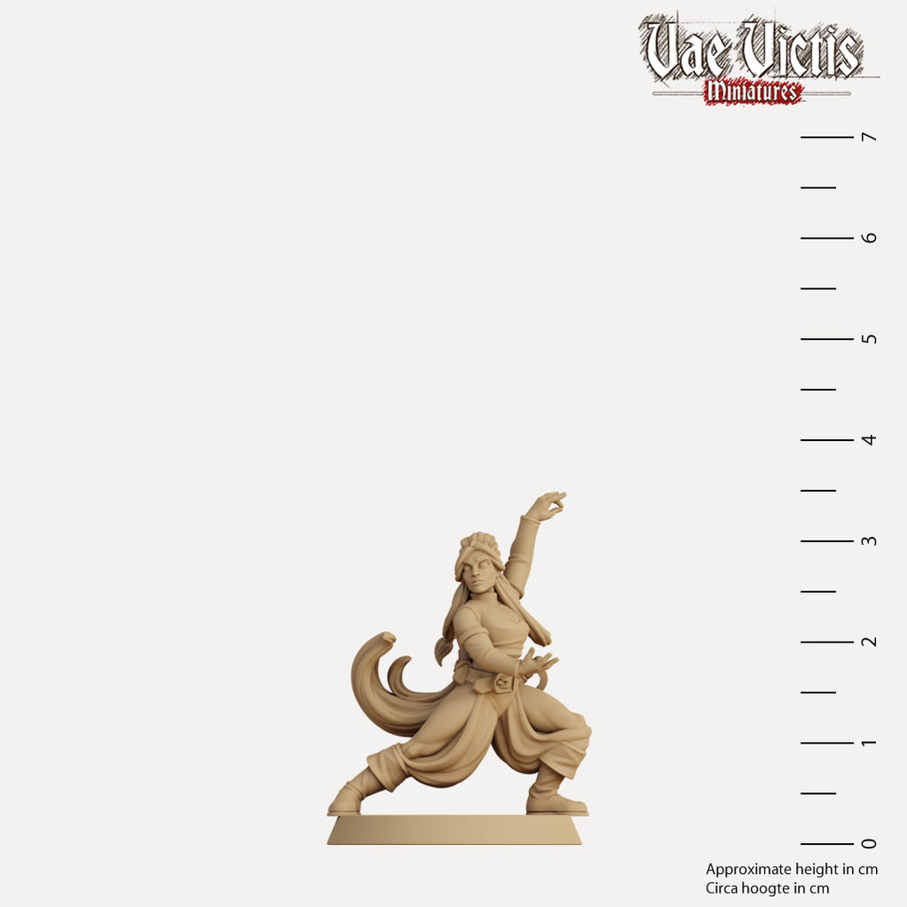 Sisika the Elementalist - 3D Printed Miniature — Empire of Minis