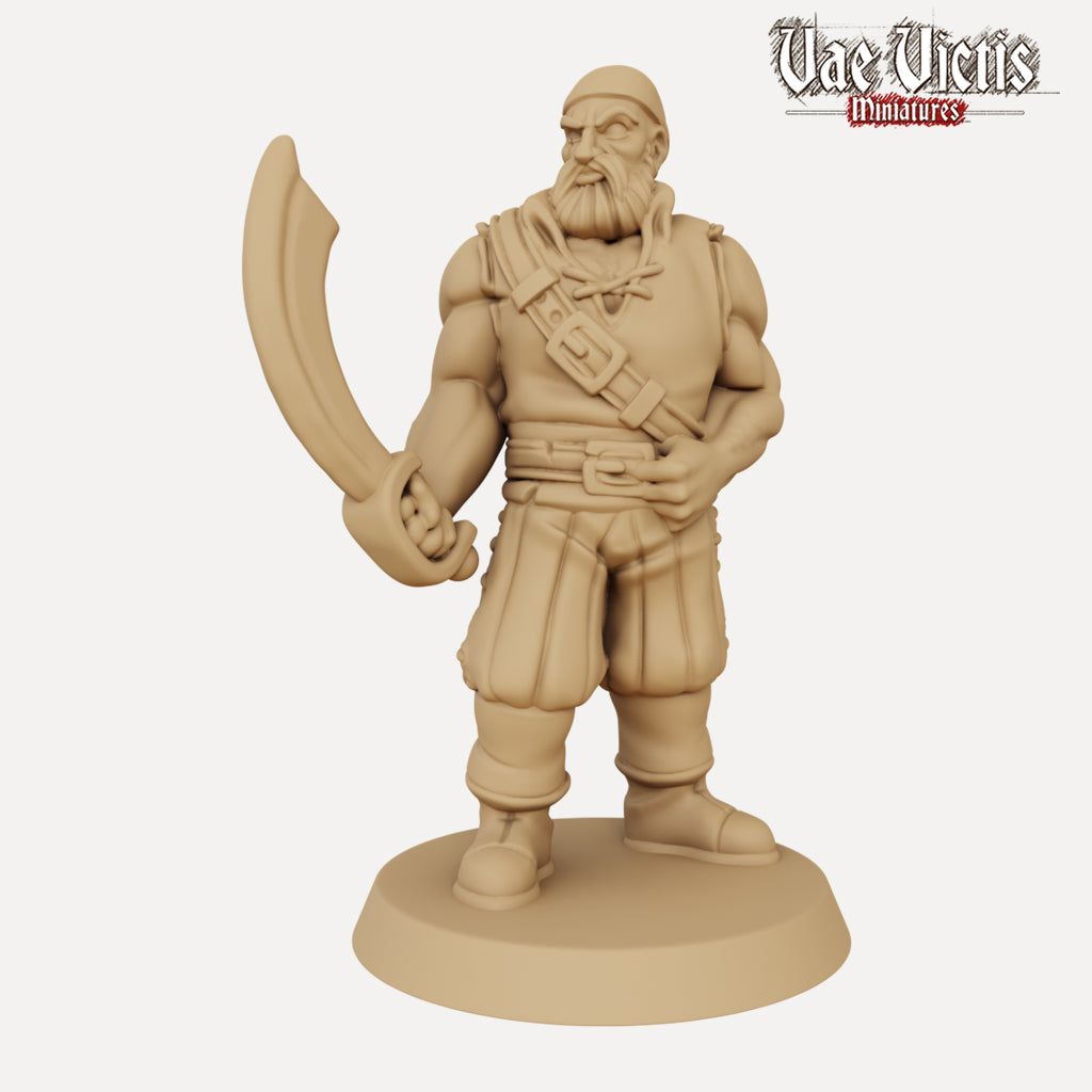 Jack the Pirate - 3D Printed Miniature — Empire of Minis