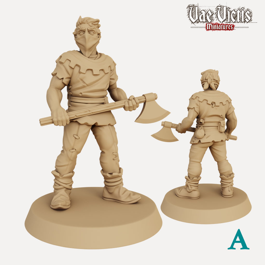 Angry Villagers - 3D Printed Miniatures — Empire of Minis