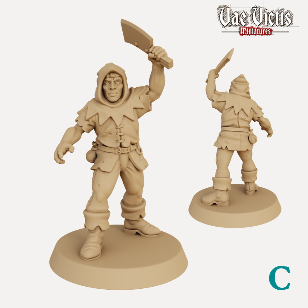 Angry Villagers - 3D Printed Miniatures — Empire of Minis