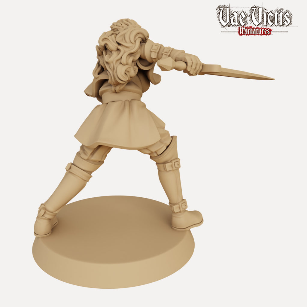Keya the Elf Fighter - 3D Printed Miniature — Empire of Minis