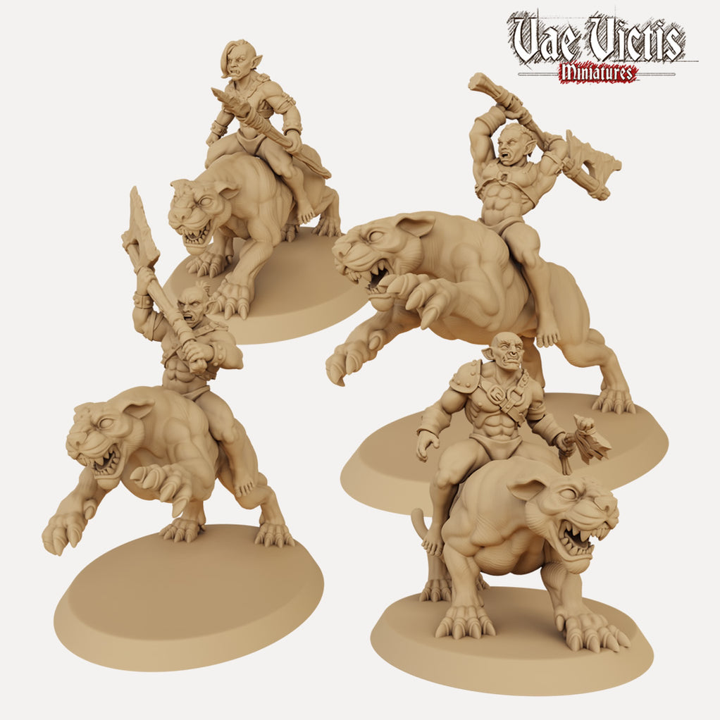 Orc Warriors (Mounted) - 3D Printed Miniatures — Empire of Minis