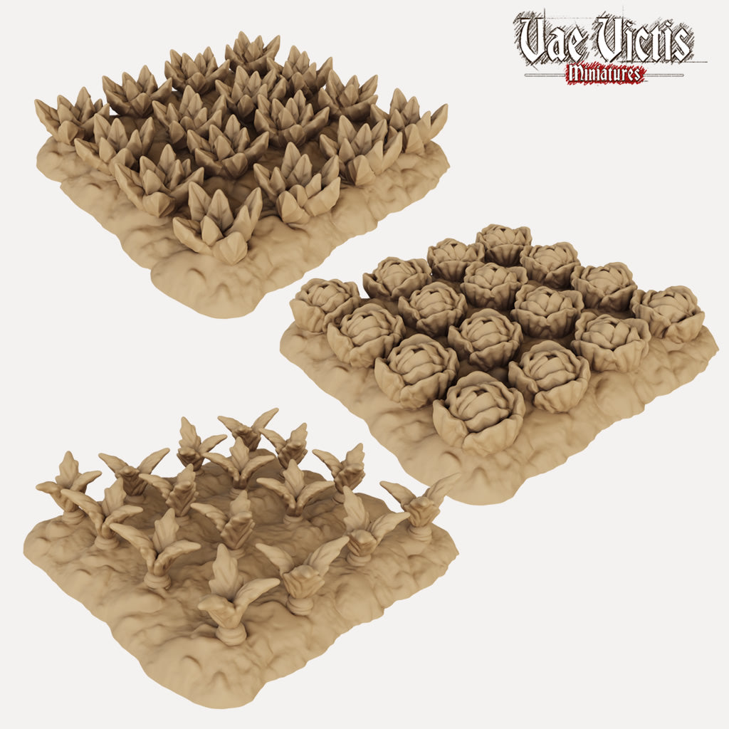 Crops in Bed - 3D Printed Miniatures — Empire of Minis