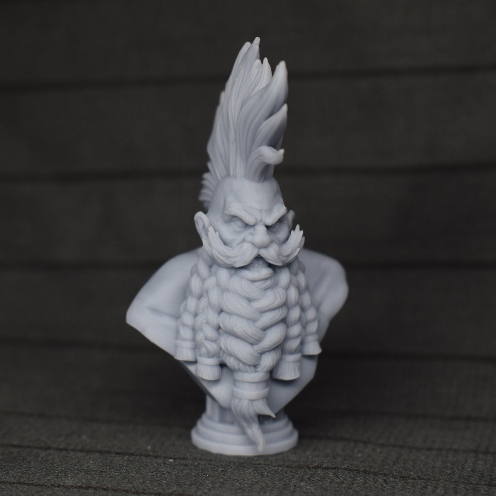 Dwarf Mohawk - 3D Printed Bust — Empire of Minis